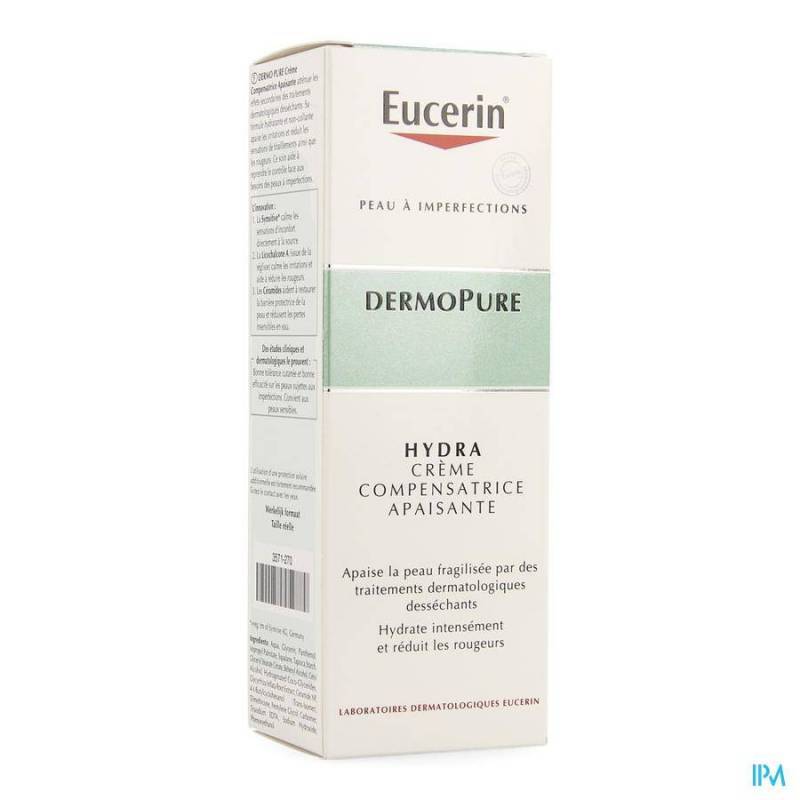 Eucerin DermoPure Hydra Aanvullende Verzachtende Crème 50ml Eucerin DermoPure Hydra Aanvullende Verzachtende Crème 50ml